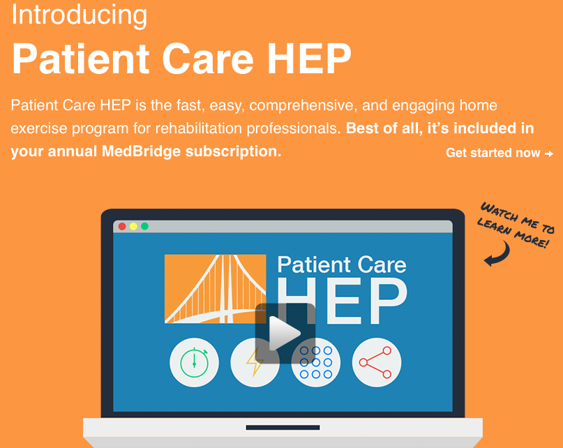 CEU Review: MedBridge Education's Patient Care HEP – John Snyder, DPT